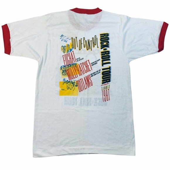 Shirts | Vintage 1987 Foghat Molly Hatchet Outlaws Out Of Control Rock ...